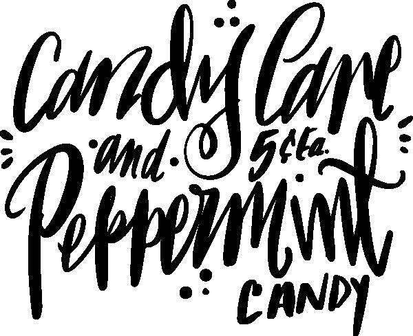 Candy Cane And Peppermint Candy – Hammer & Stain Plain City