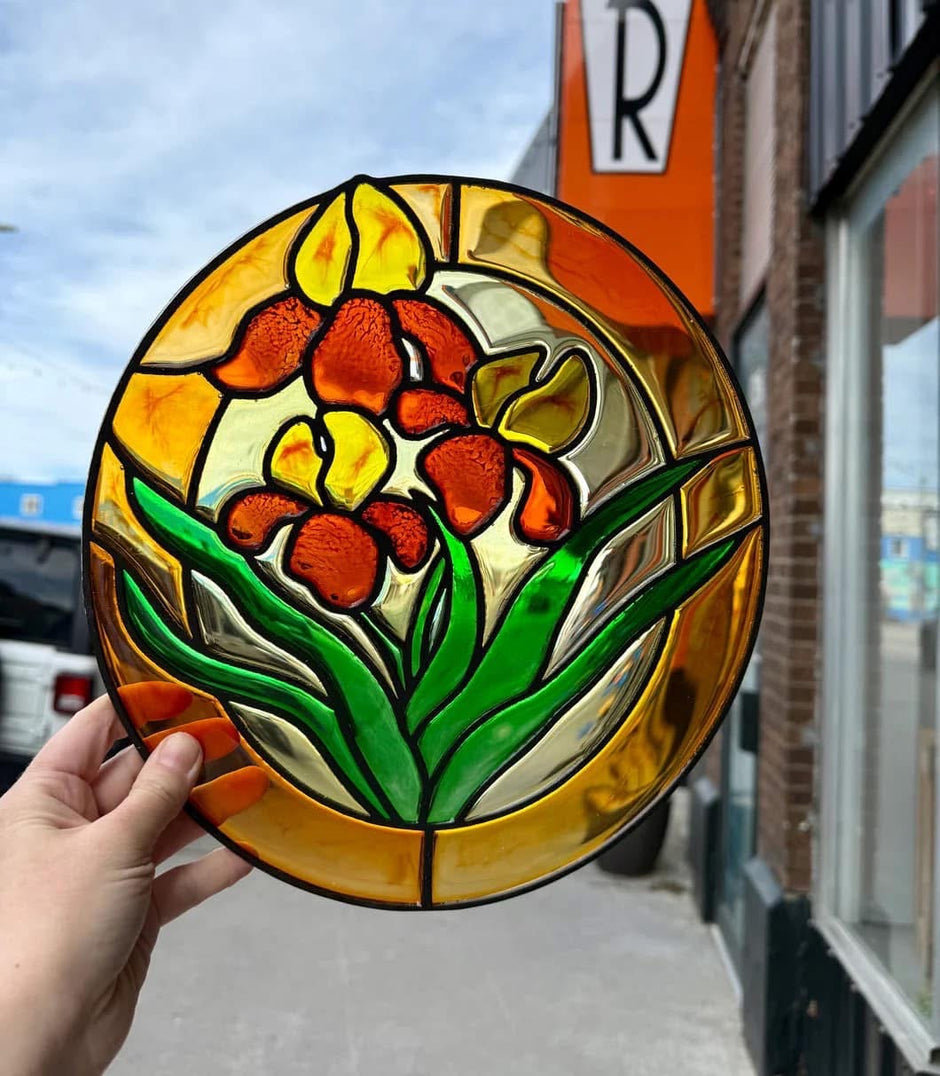 Faux Stain Glass Workshop – Hammer & Stain Plain City